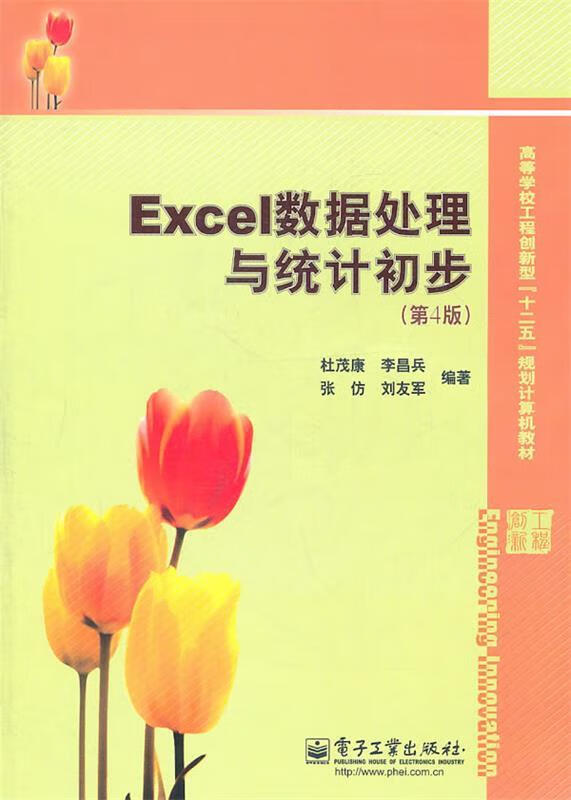 Excel数据处理与统计初步 杜茂康等编著 9787121132292