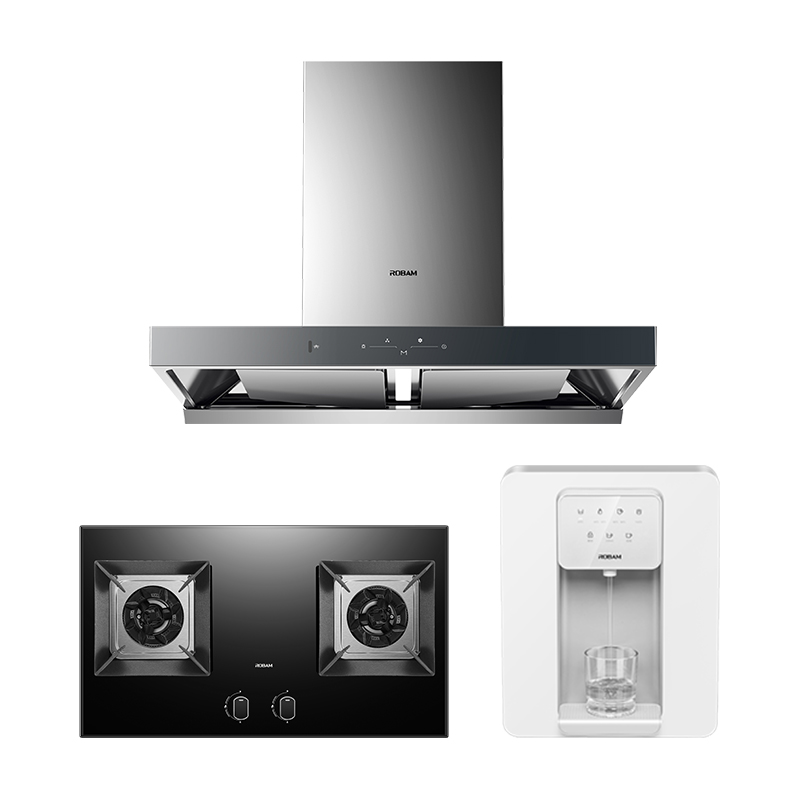 老板（Robam）65D1+57B2D+GX03欧式22立方吸油烟机燃气灶管线机烟灶管线机三件套 （天然气）-京东商城【降价监控 价格走势 ...
