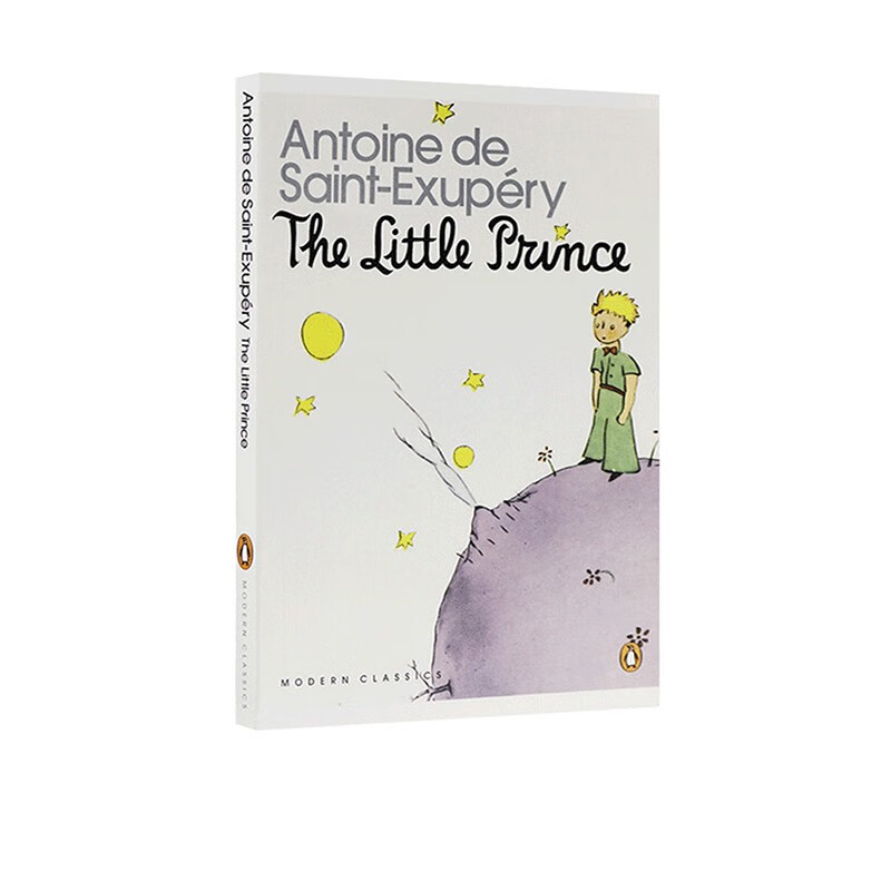 英文原版 The Little Prince 小王子 The Little Prince 全彩插图插画 睡前故事 法国儿童文学小说 .