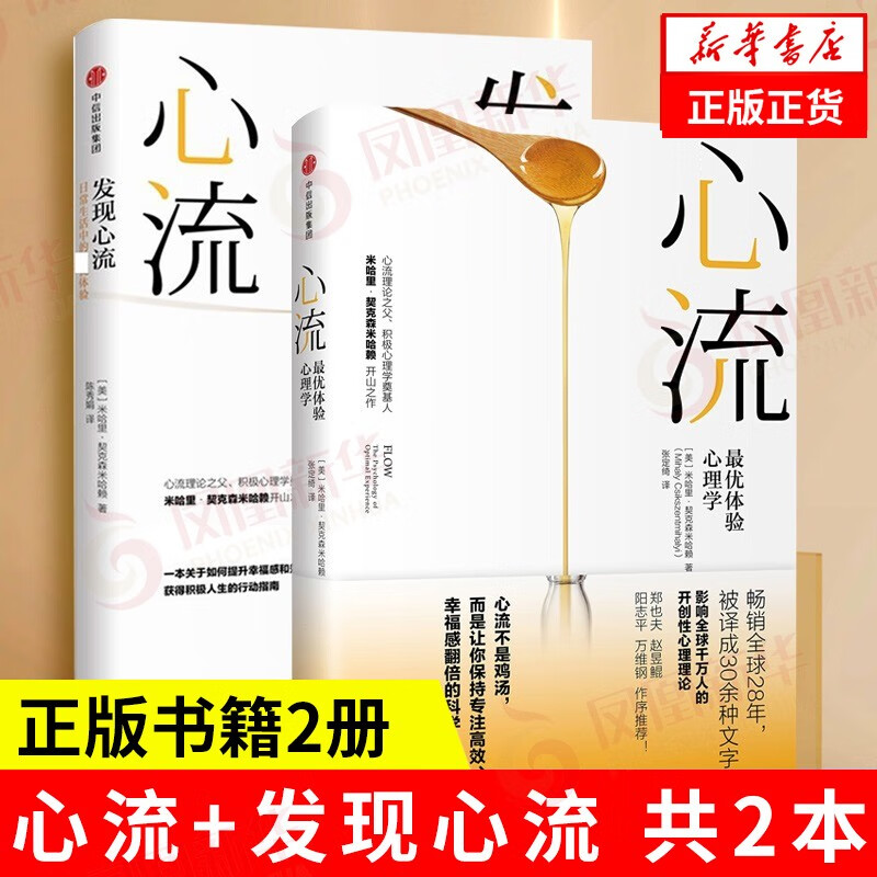 心流 发现心流（套装共2册） 罗振宇推荐 中信出版社图书米哈里契克森米哈赖 著 心流+发现心流 2本