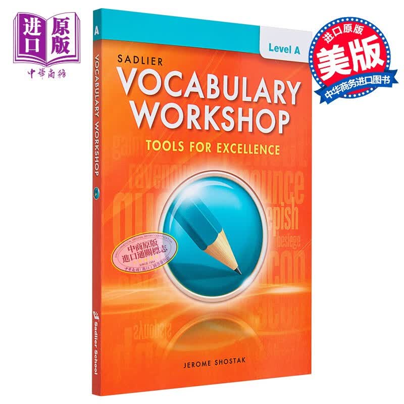 Vocabulary Workshop 2022 Student Edition Grade6 Level A词汇工作坊学生书六年级 英文原版进口教材教辅参考书