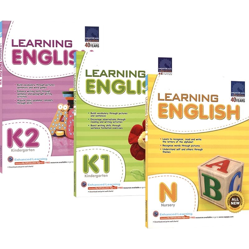 SAP Learning English Collection N-K2 新加坡学习系列幼儿园小-大 学学习英语N-K2