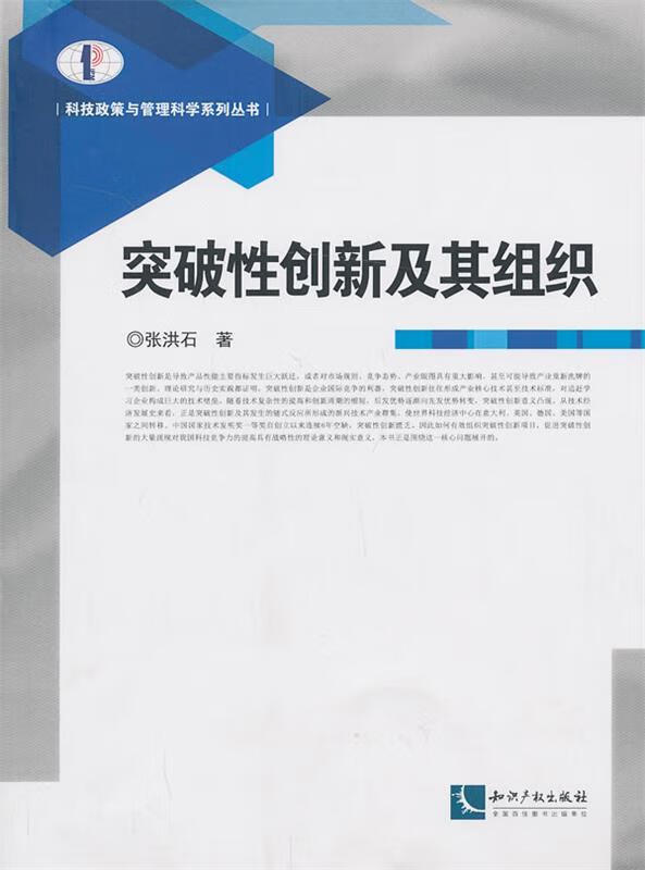 突破性创新及其组织 张洪石著 知识产权出版社
