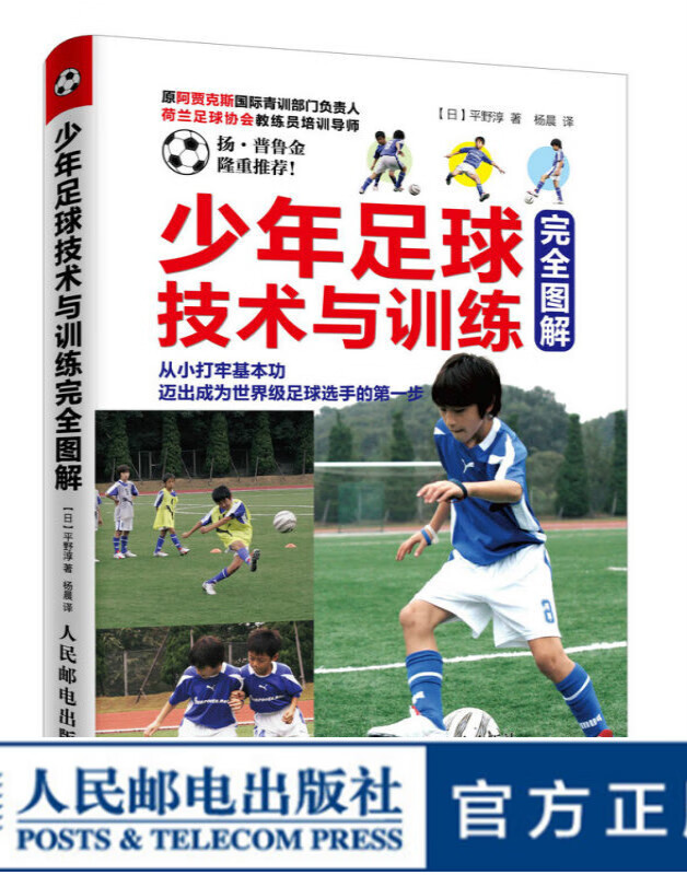 少年足球技术与训练完全图解 德甲看图学意甲踢球少年足球青少年足球足球规则