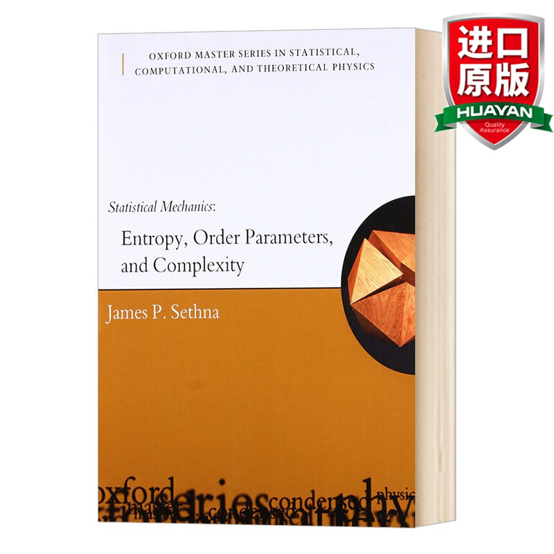 英文原版 统计力学 Statistical Mechanics 熵，规则参数和复杂性指征 全英文版