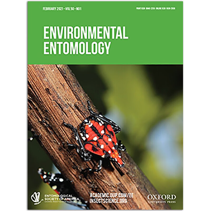 【单期可选】Environmental Entomology 环境昆虫学研究 2021年2月 2021年2月刊