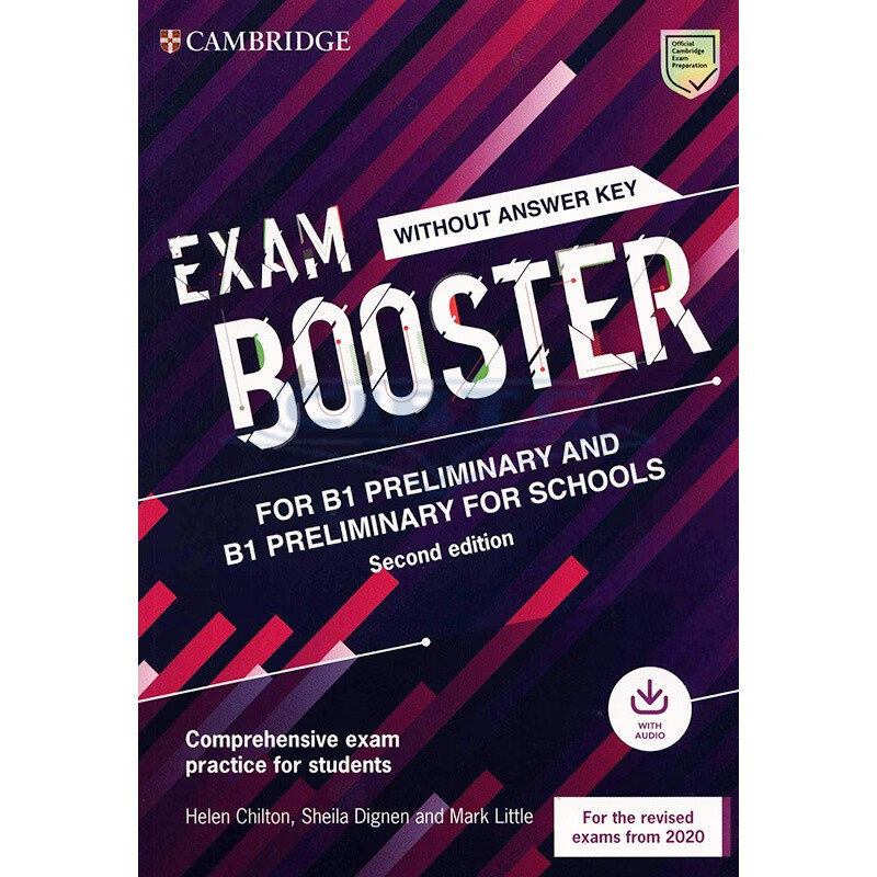 剑桥PET考试Exam Booster for B1 Preliminary and Preliminary for Schools for the Revised 2020 Exams音频（赠答案）