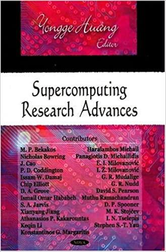 Supercomputing Research Advances
