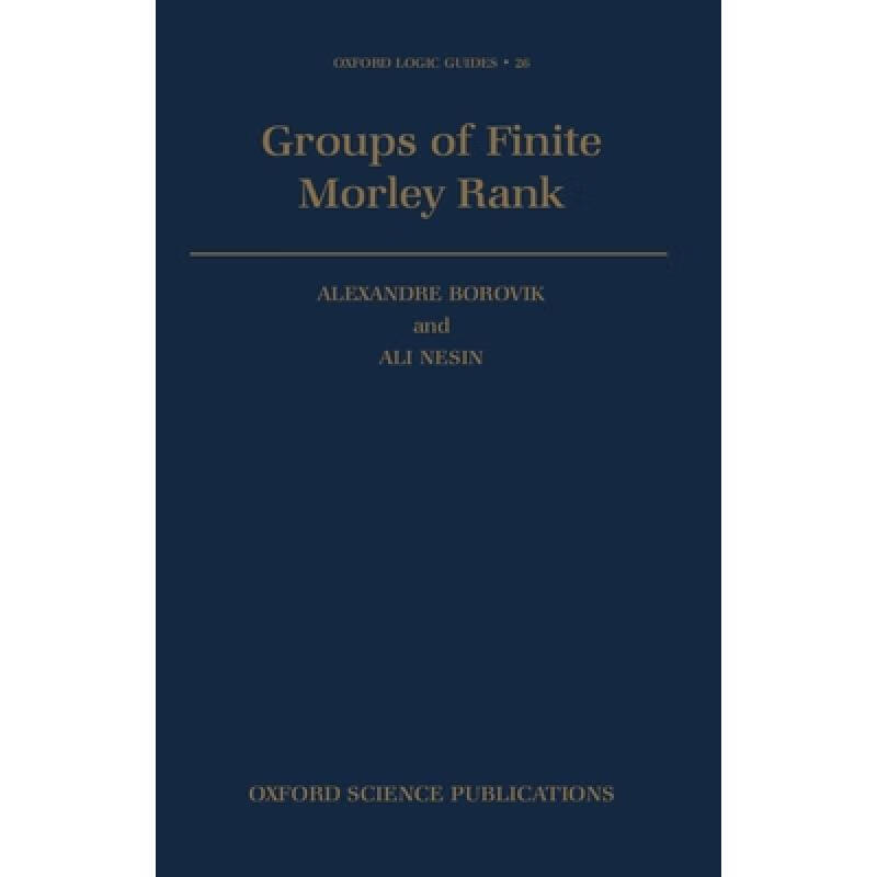 Groups of Finite Morley Rank