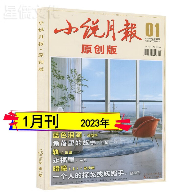 多期自选】小说月报原创版杂志2023年1/2/3/4/5/6/7/8-12月打包全年订阅当代收获十月人民文学中长篇专号增刊小说选刊系列纯文学非过期刊 2023年1月