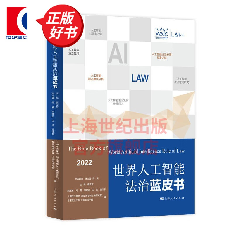 世界人工智能法治蓝皮书:2022 上海人民出版社