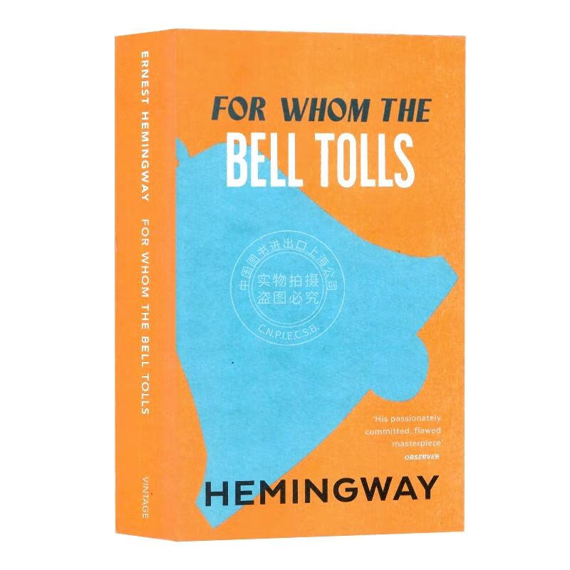 丧钟为谁而鸣 海明威 英文原版 For Whom The Bell Tolls Vintage Classics系列 外国文学 Ernest Hemingway