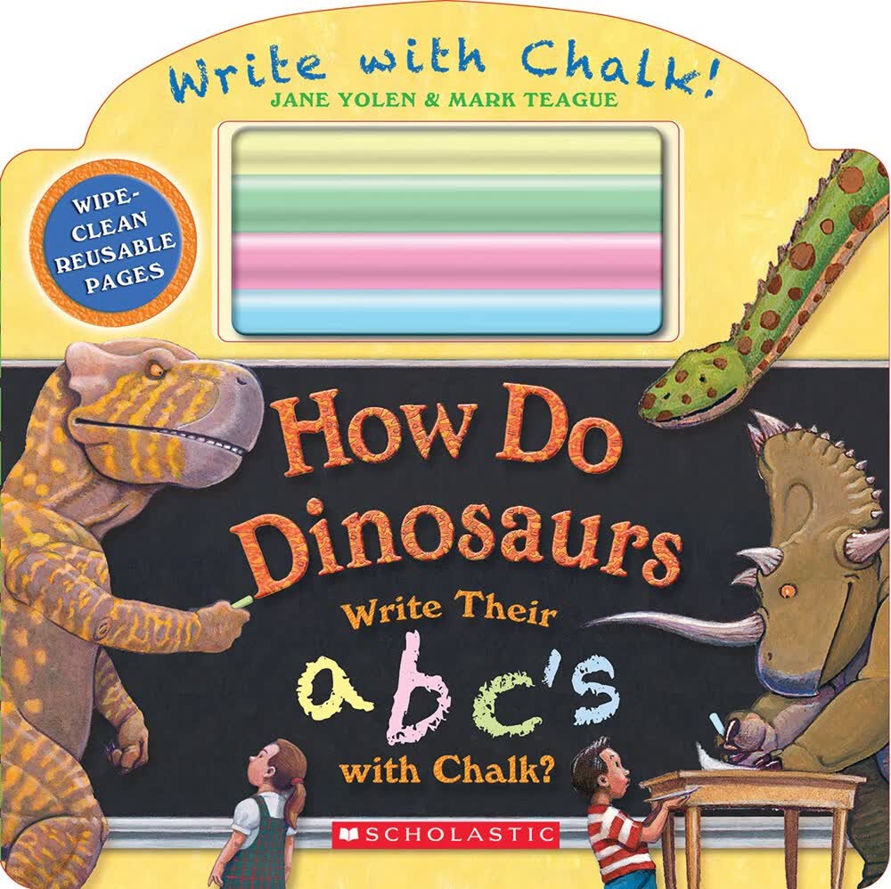 How Do Dinosaurs Write Their Abc'S With Chalk? 进口故事书