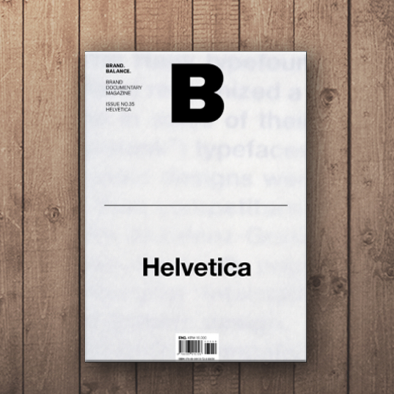 B杂志Magazine B BRAND BALANCE NO.35 HELVETICA 赫维提卡字体