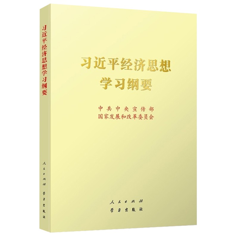2022年新书 习近平经济思想学习纲要 16开大字本