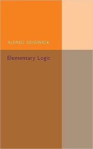 Elementary Logic