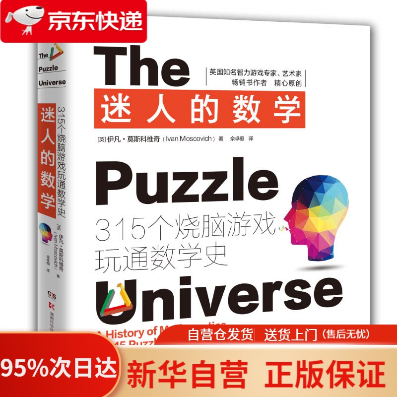 迷人的数学：315个烧脑游戏玩通数学史（2021新版） 伊凡·莫斯科维奇 湖南科学技术出版社
