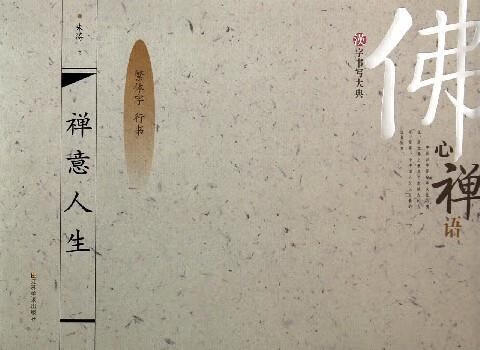 汉字书写大典:禅意人生【好书，下单速发】