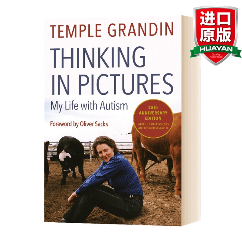 英文原版 图片中的思考，扩展版 我的自闭症生活 Thinking in Pictures Expanded Edition 全英文版