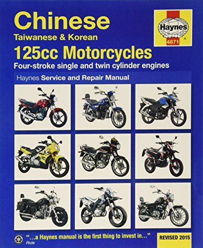 Chinese, Taiwanese & Korean 125cc Motorcycles Haynes Repair Manual