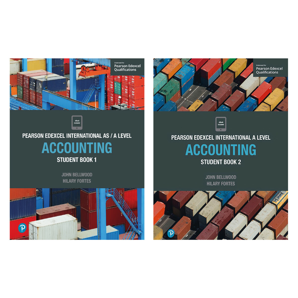 Edexcel International AS Level Accounting Student Book 2本 B5版 2本全套（黑白）