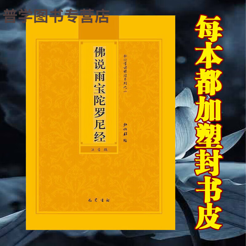 雨宝经拼音版佛说雨宝陀罗尼经注音版简体弘化常诵佛经读诵本 读诵本结缘
