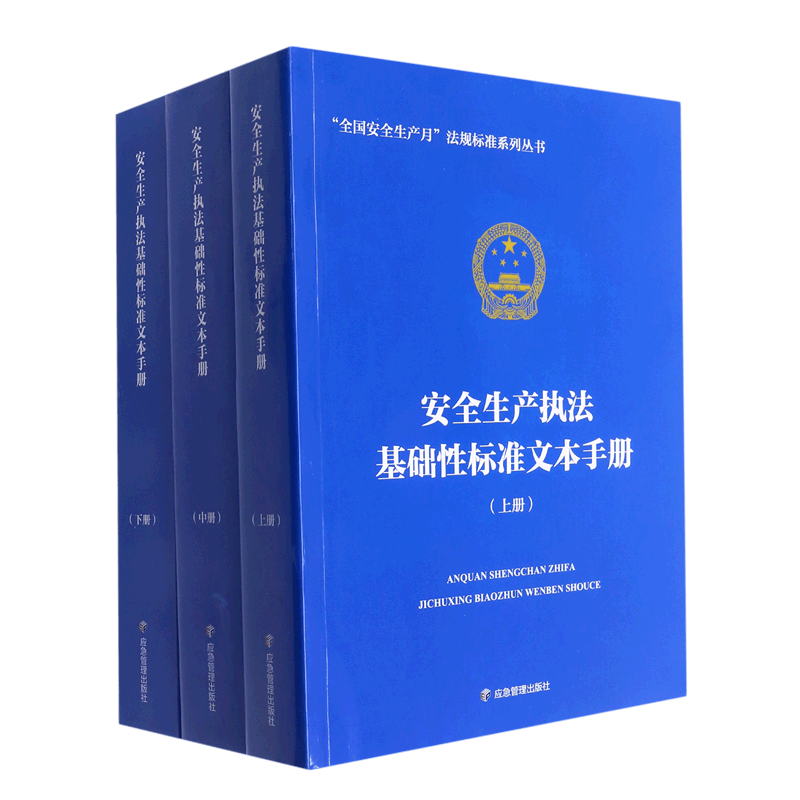 安全生产执法基础性标准文本手册(上中下)/全国安全生产月法规标
