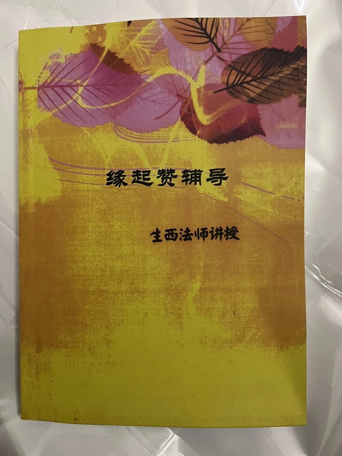 缘起赞辅导
