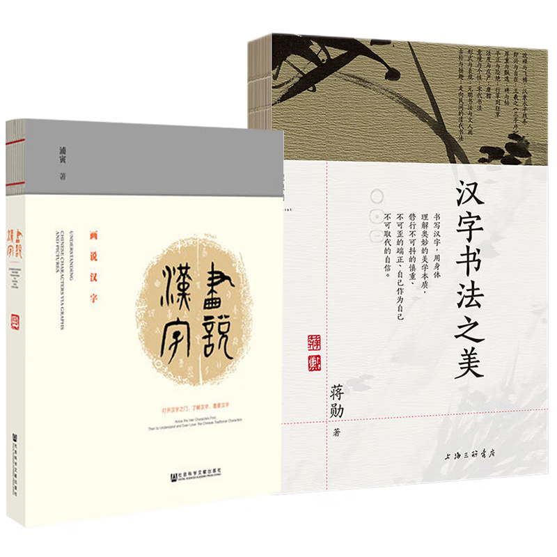 套装共2册：汉字书法之美 +画说汉字  蒋勋，浦寅 著  理想国 社科文献