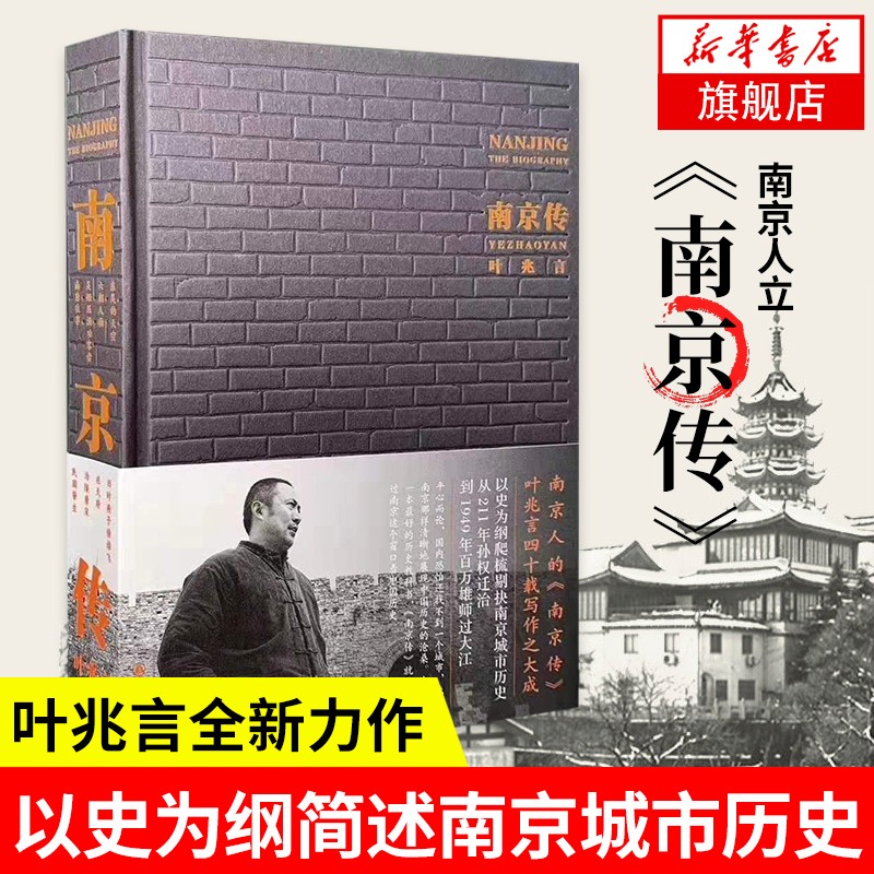南京传 叶兆言2019全新力作 南京人立南京传以史为纲简述南京城市历史六朝古都兴衰荣辱发展史读懂南京