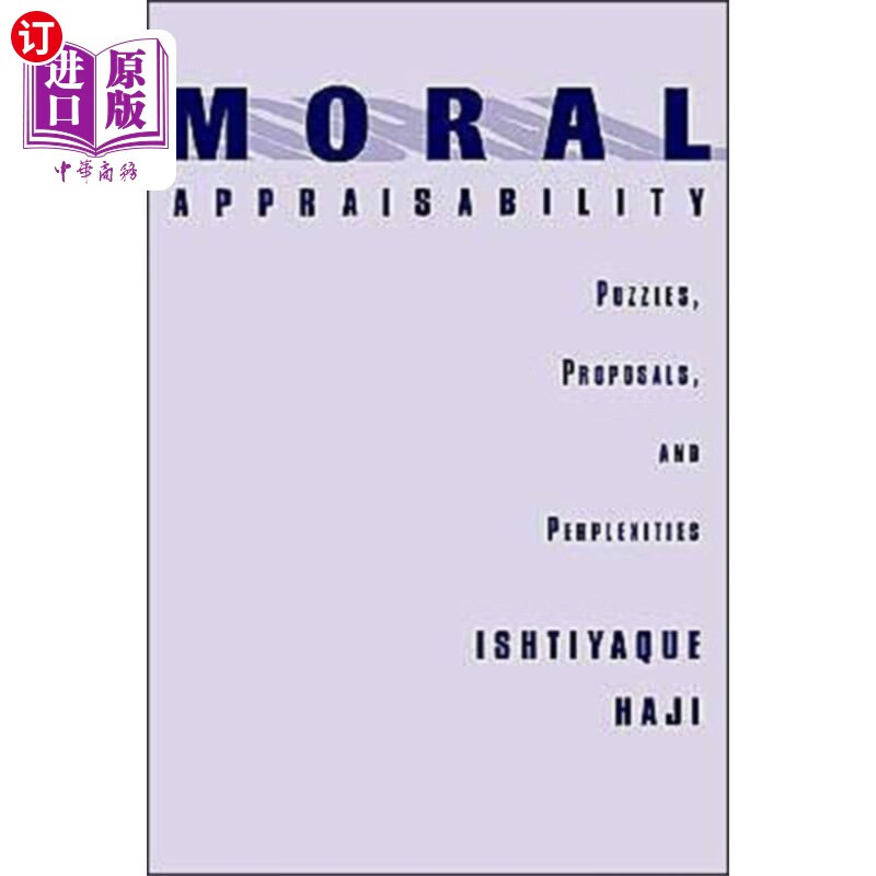 海外直订Moral Appraisability 道德Appraisability