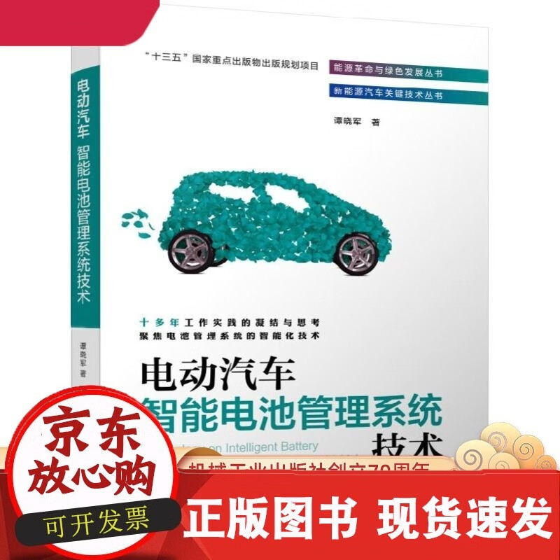 电动汽车智能电池管理系统技术 BMS 充电 电化学 SoC 动力储能 诊断 SoP SoE 均衡控制 系统设计 氢 燃料C