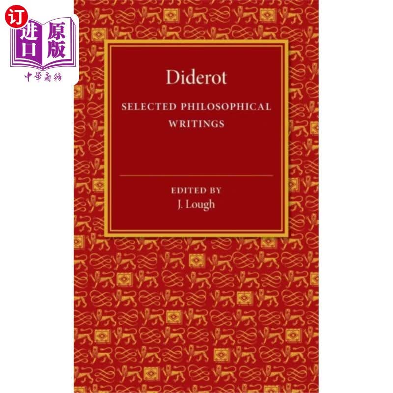 海外直订Diderot: Selected Philosophical Writings 狄德罗:《哲学著作选集