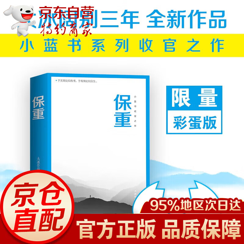 大冰的书 保重 单本青春文学短篇小说书籍 保重 大冰的书