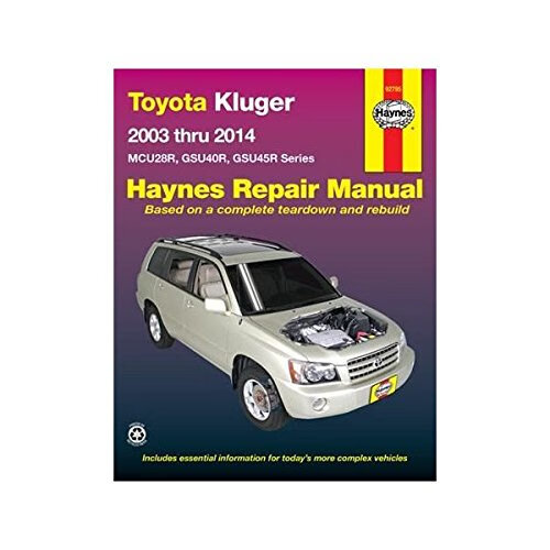 Toyota Kluger Petrol (03-14) Haynes Repair Manual