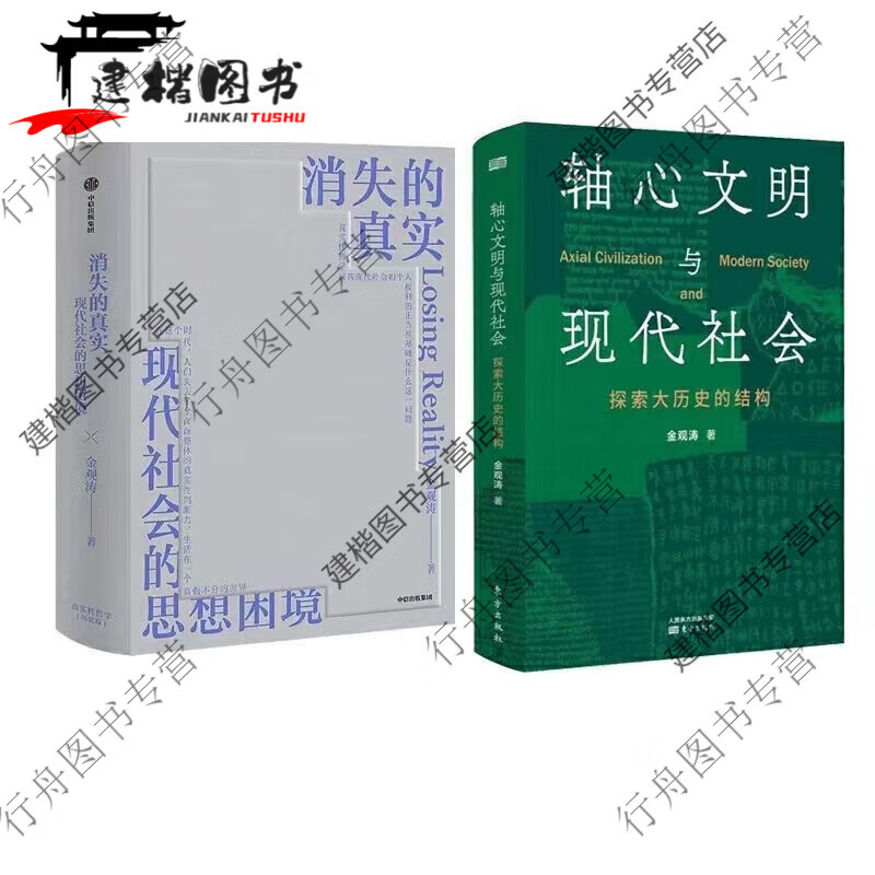 现货【包I邮现货速发】消失的真实- 金观涛 著 金观涛作品全两册