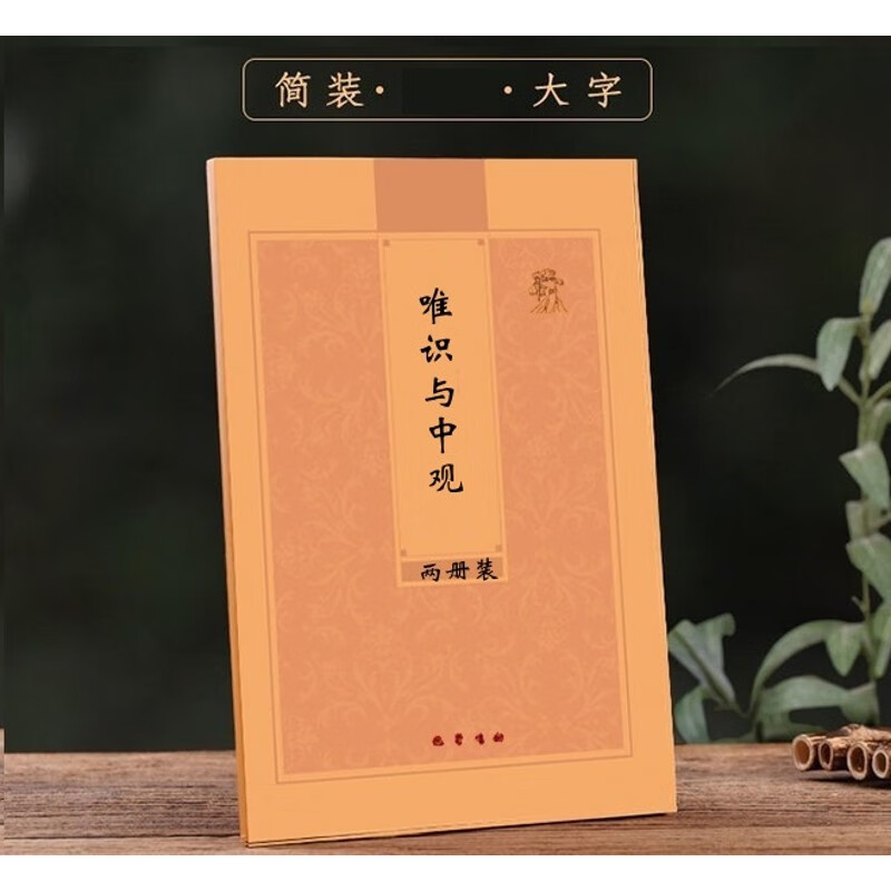 多请优惠唯识简体与中观 横排——南怀瑾两册装包邮