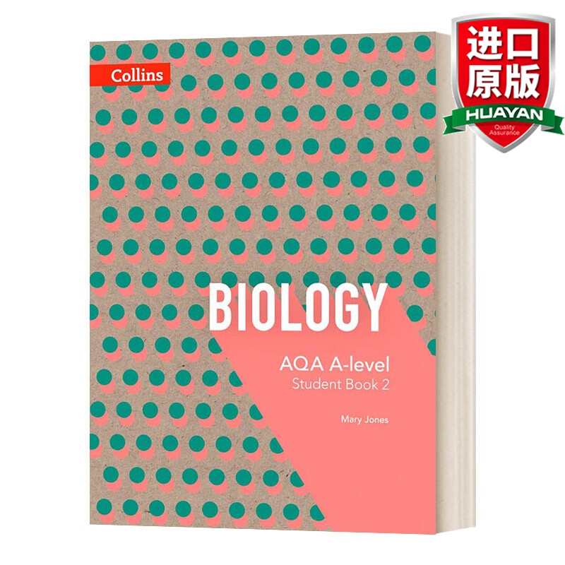 AQA A Level Biology Year 2 Student Book 英文原版 柯林斯AQA A Level生物学生用书2 英文版 进口英语原版书籍