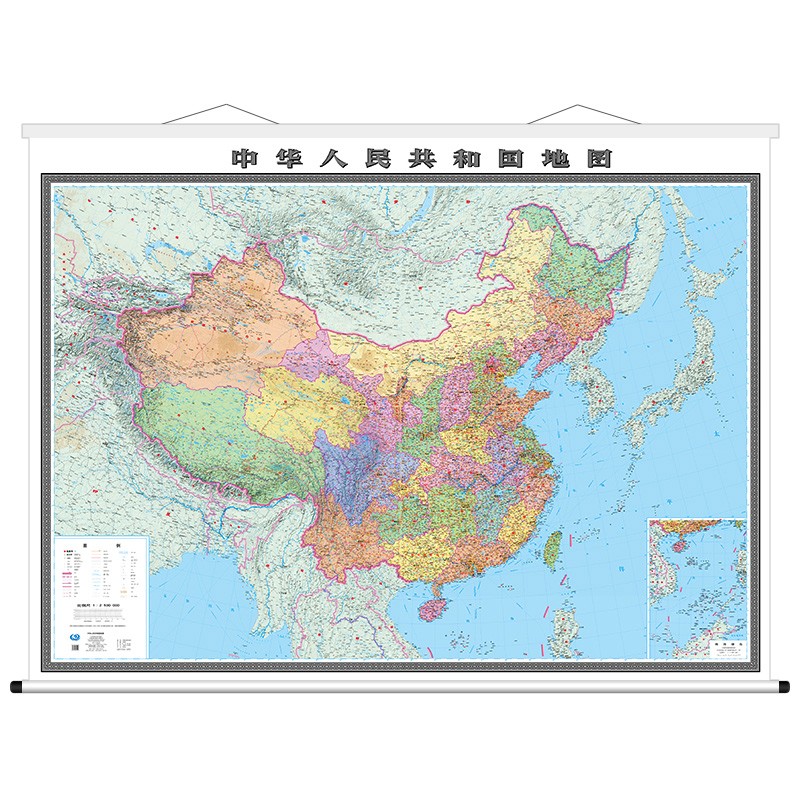 2023年5月 中国地图 会议室挂图 3米*2.2米