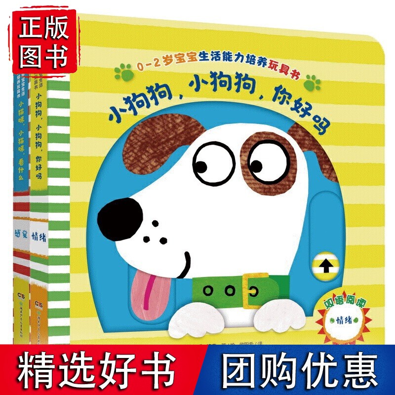 0-2岁宝宝生活能力培养玩具书（情绪/感知）