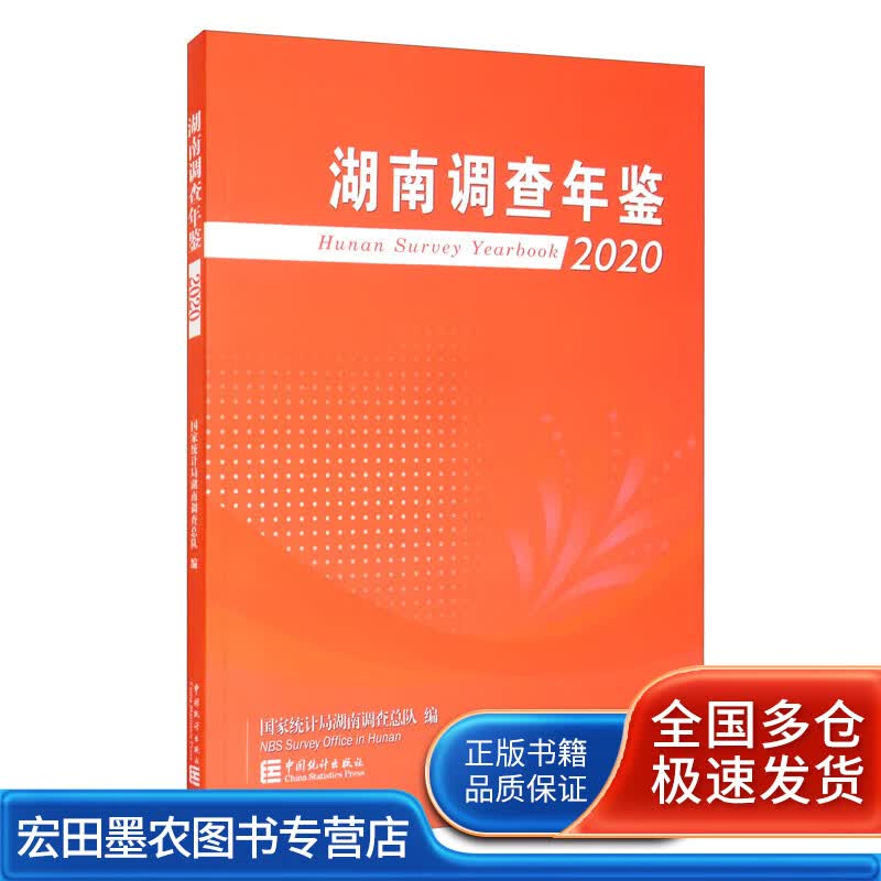 湖南调查年鉴（2020）【好书】