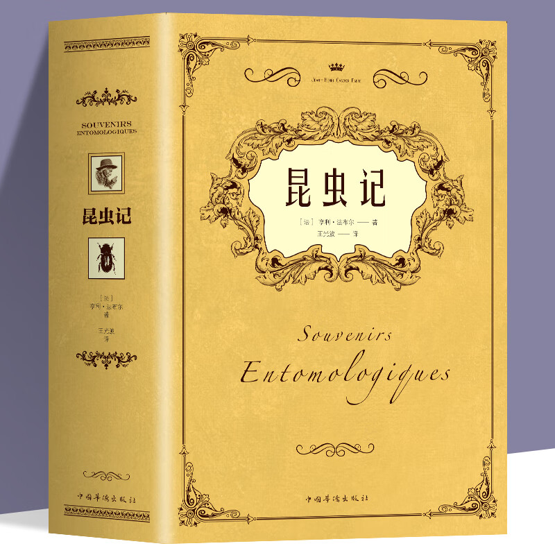 法布尔昆虫记原著完整版昆虫记彩图版科普八年级上初中课外阅读书籍昆虫图鉴昆虫百科全书昆虫书籍昆虫记光波 昆虫记