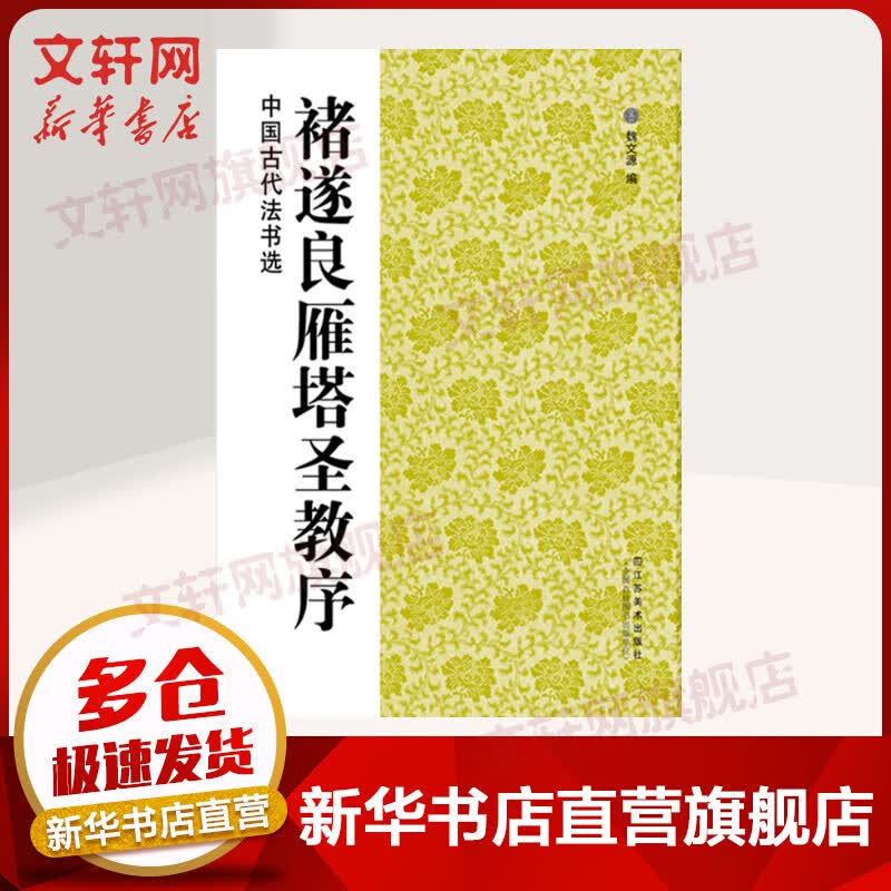 褚遂良雁塔圣教序/中国古代法书选