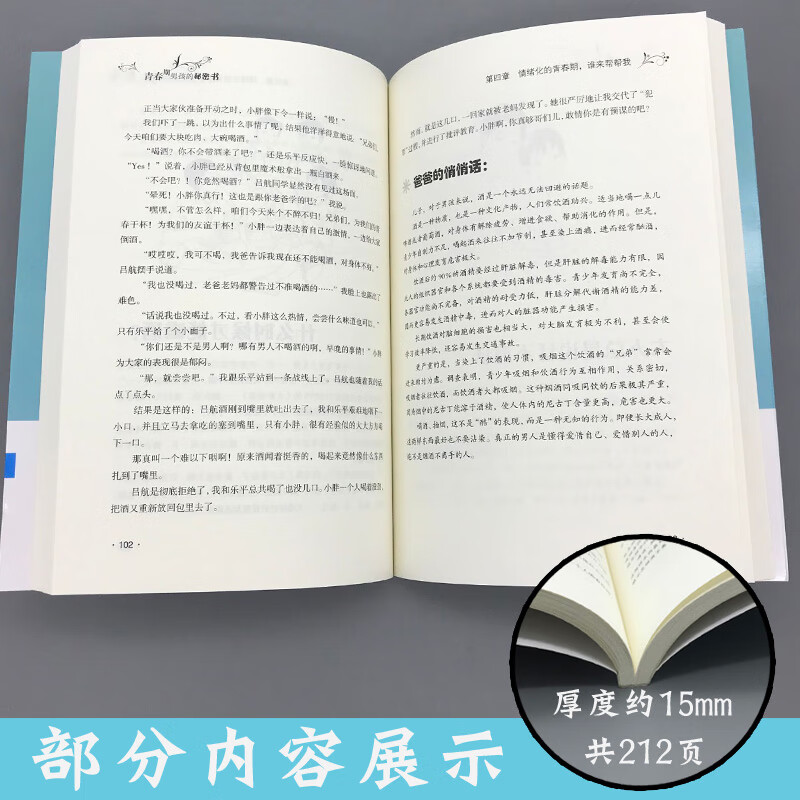 】青春期男孩的秘密书10~18岁致青春期男孩教育书籍家庭教育性生理知识学生叛逆期引导青少年成长解码青