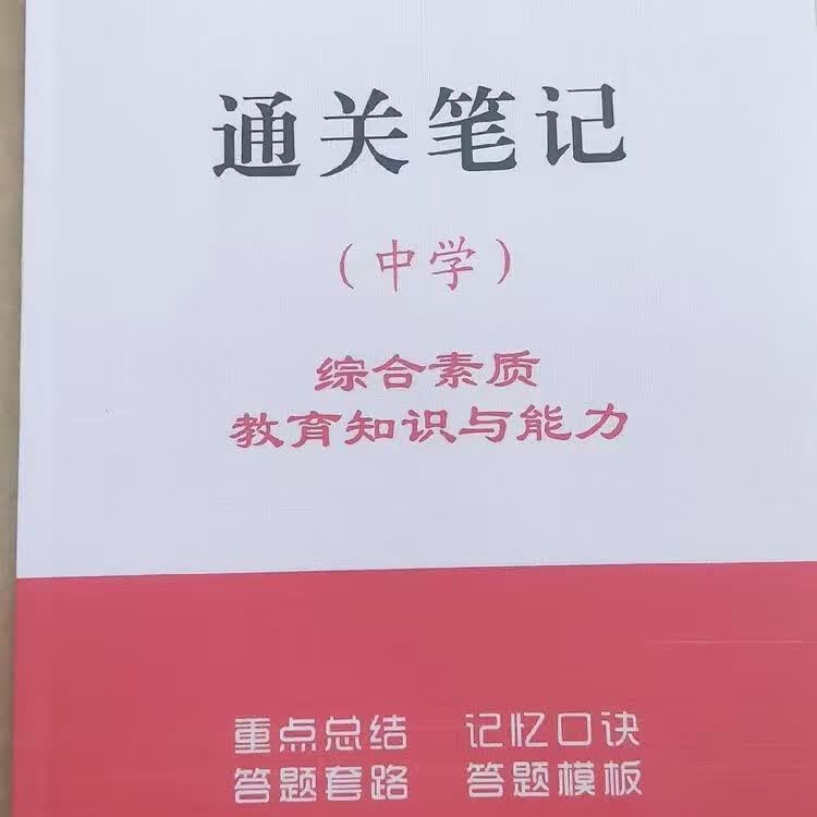 2021教师资格证通关笔记教师证教资 中学通关笔记