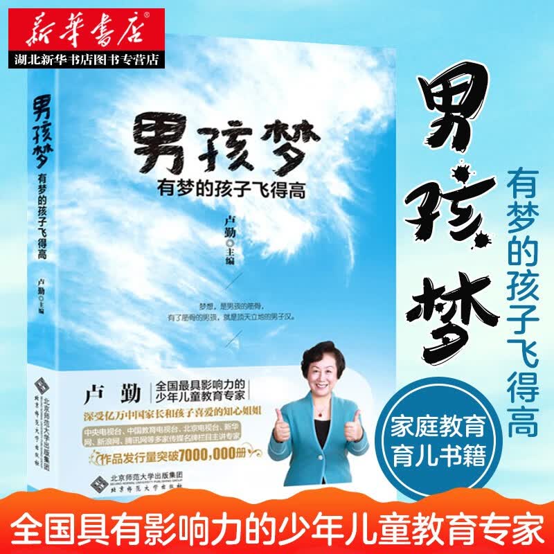 男孩梦 有梦的孩子飞得高 卢勤著 育儿书籍父母 家庭教育 儿童教育 家教方法 孩子正面管教