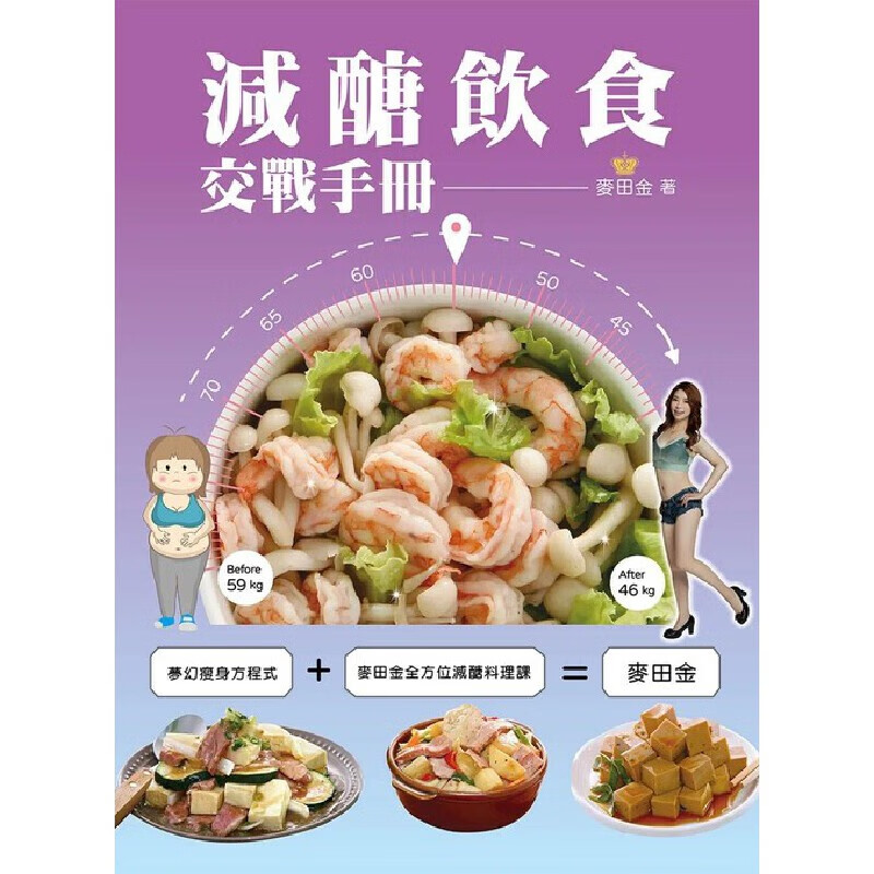 预售 減醣飲食交戰手冊 優品文化事業有限公司 麥田金