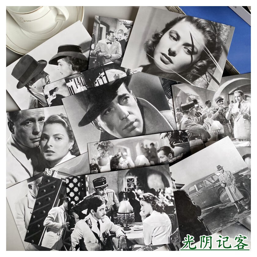 复古风 欧美经典电影明信片卡片奥斯卡影片 教父怦然心动乱世佳人 卡萨布兰卡 30张