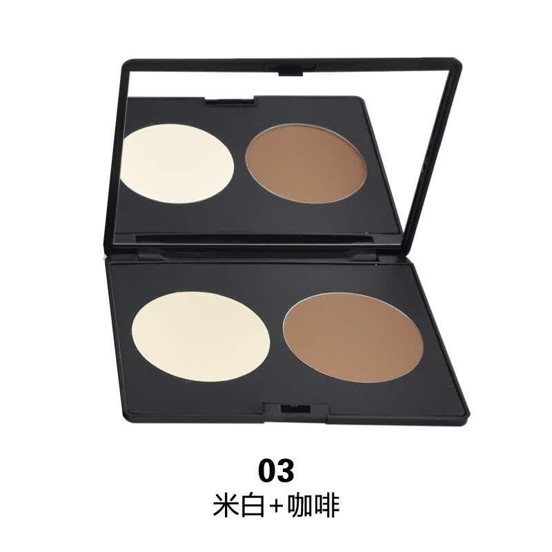 红与黑一体粉盘定妆饼防水控油提亮粉女保湿持久 03 20g