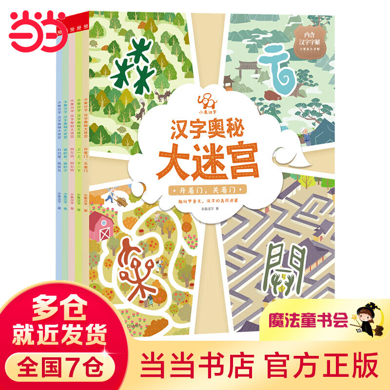 小象汉字 汉字奥秘大迷宫（套装共5册）